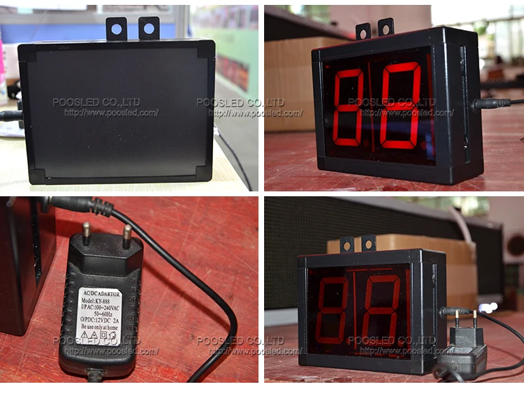 Indoor Remote Control Led Digital Wall Led Countdown Timer Led New Year ...