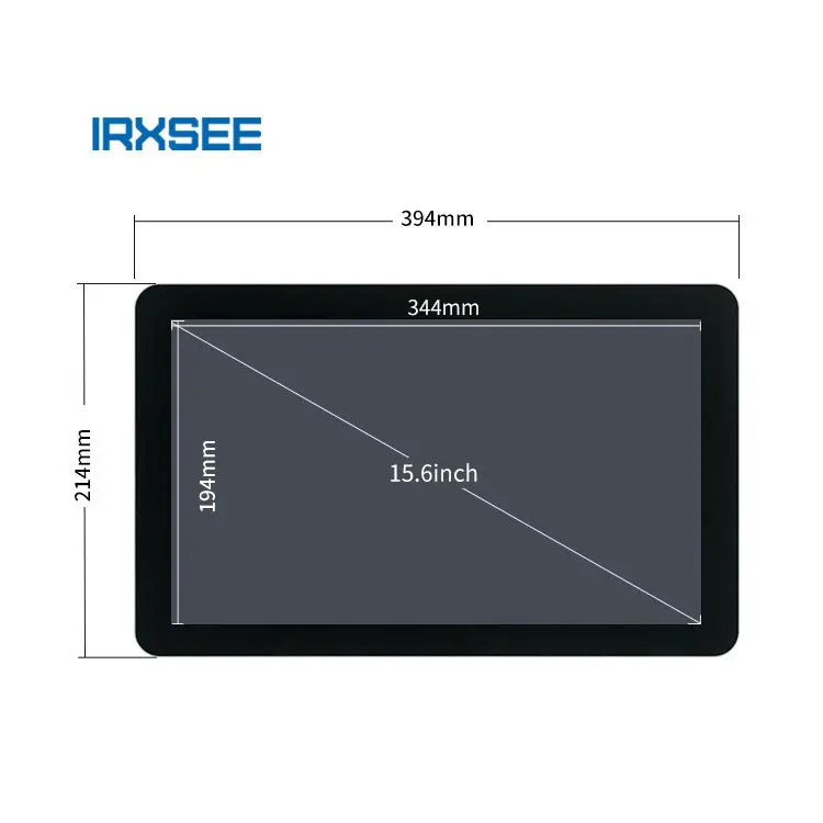 Optional Android windows VGA HD-MI 15.6 Inch Touch Panel Capacitive ...