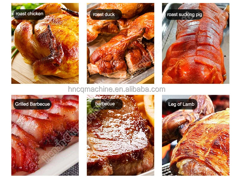 Large Capacity Chicken Rotisserie Chicken Roaster Machine Commercial ...