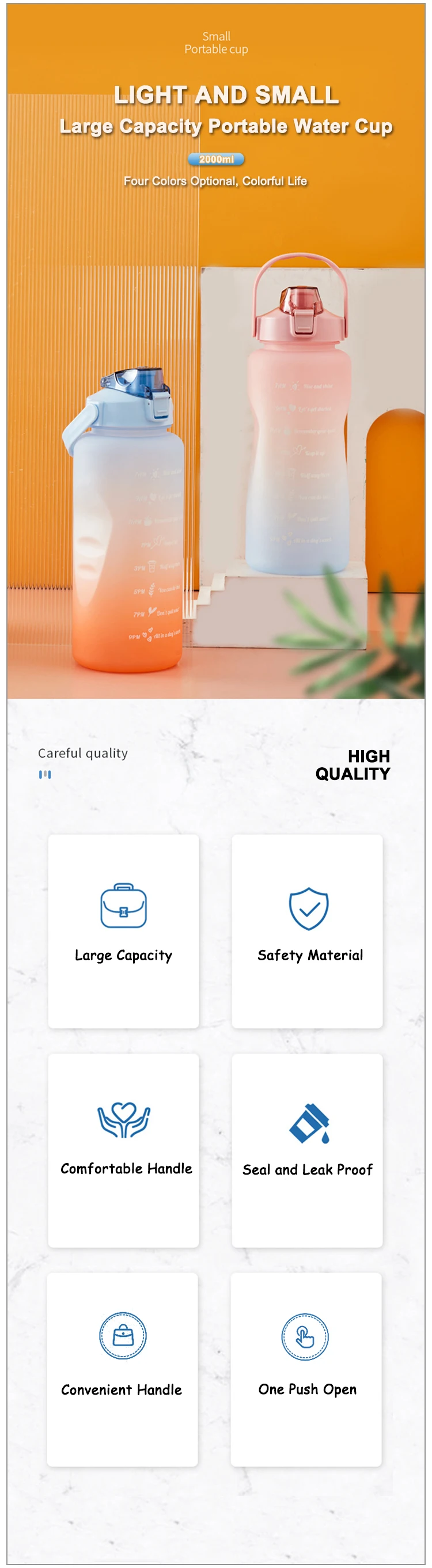 Custom 2ltr Litres Large Capacity Stickers Labels Adventure Time Marker ...