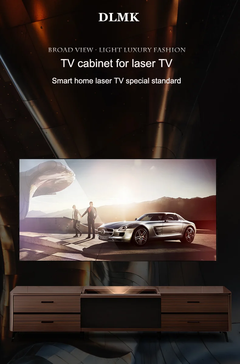 Smart TV Cabinet for UST Laser Projector - 3m Length