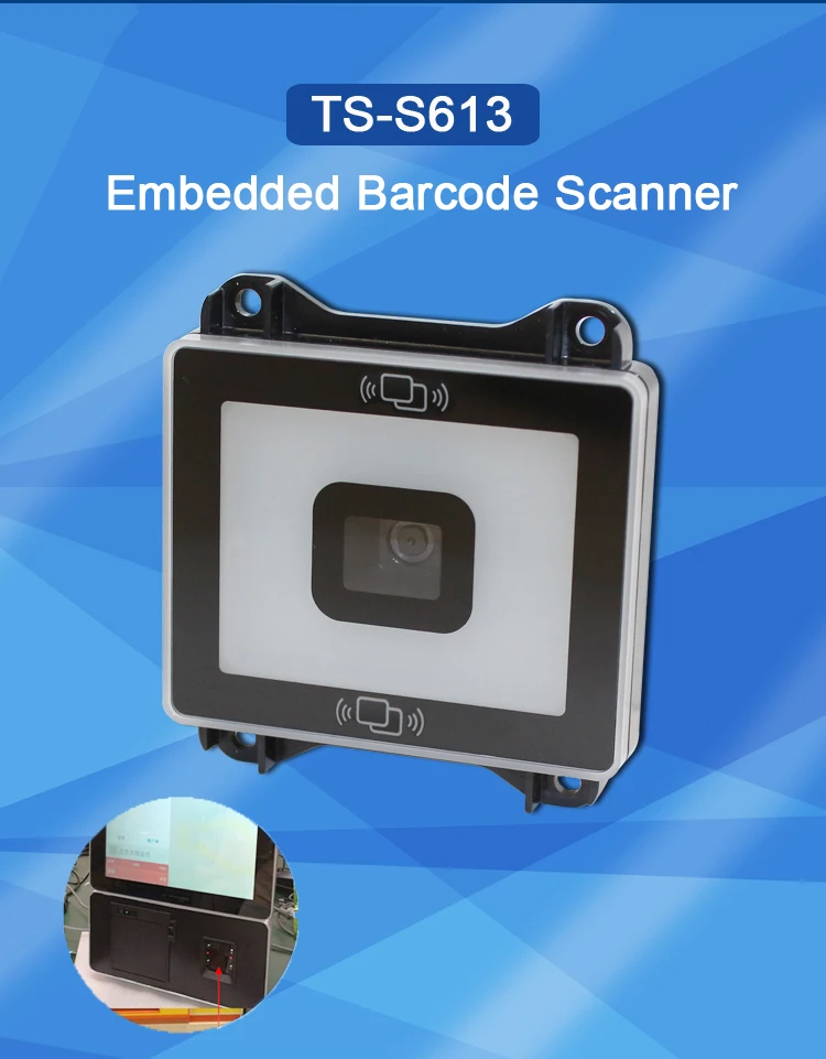 Nfc Rfid 2d Qr Code Embedded Qr Code Scanners Usb Rs-232 Data Cable ...