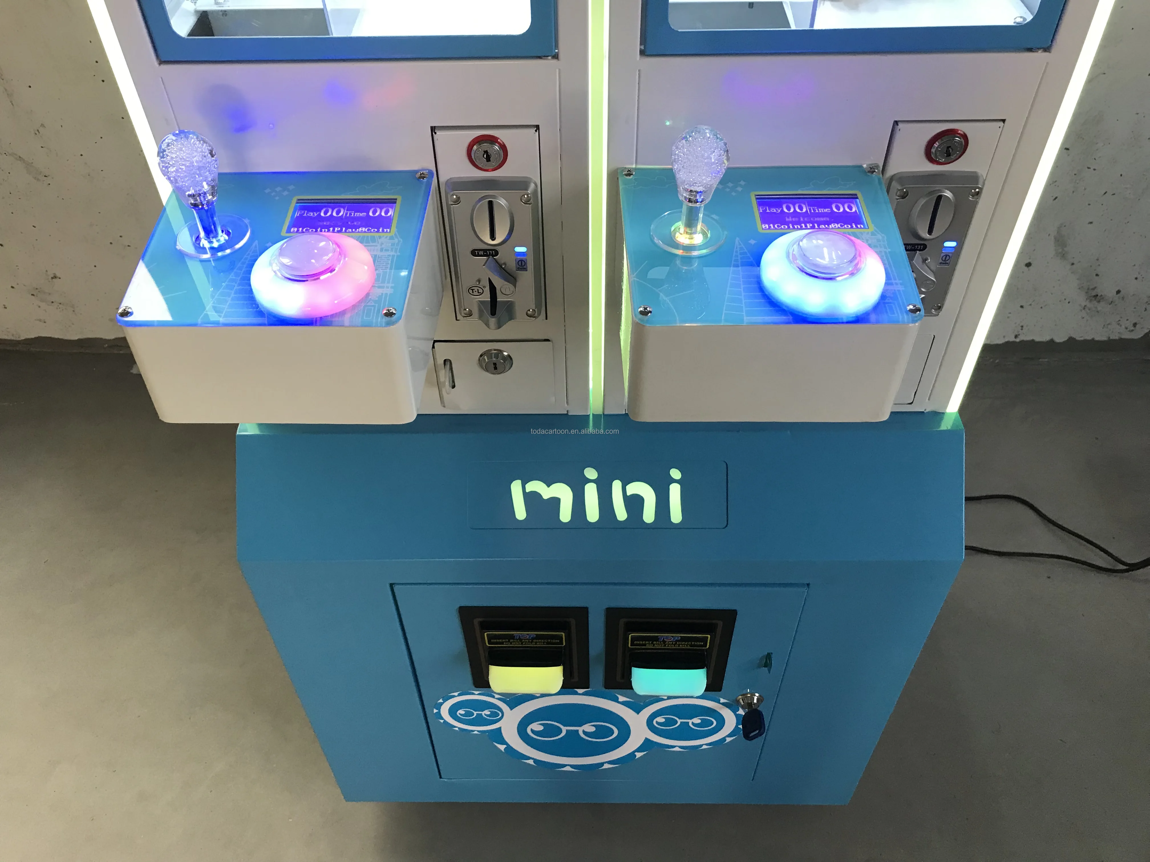 Toda Small Claw Machine Mini Claw Machine Coin Operated Arcade| Alibaba.com