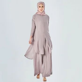 Sipo 2 Piece Set Women Modest Dress Muslim Malaysia Modest Lounge Wear ...