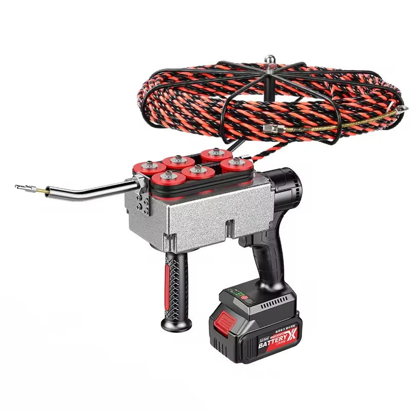 Brushless Lithium Wire Threading Machine Rechargeable Cable Puller ...