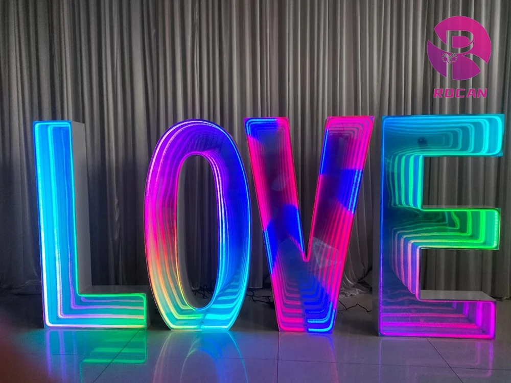 Giant Marquee Letter Infinity Abyss Color Changing Marquee Letter Love ...