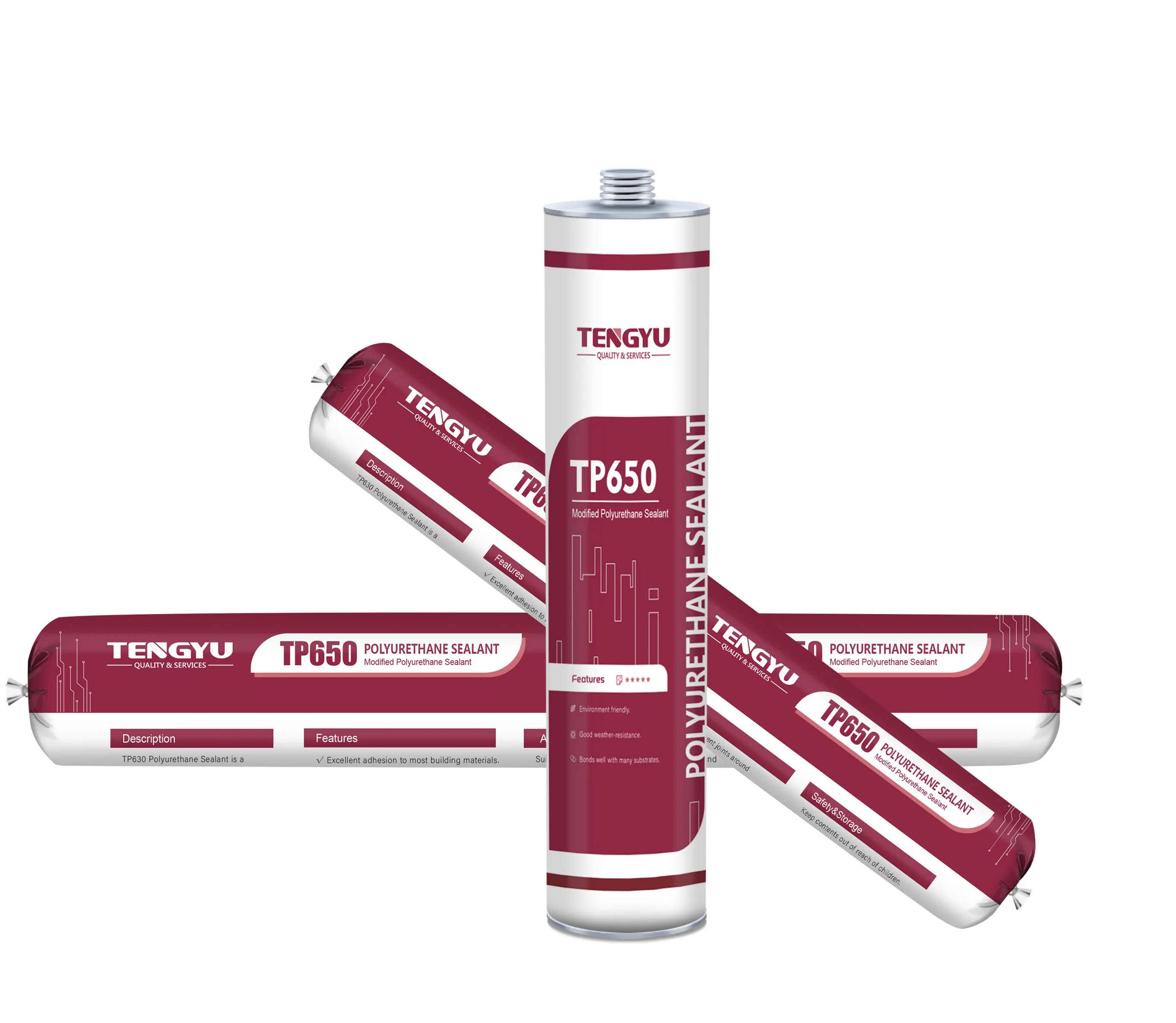 Waterproof Silane Modified Pu Jointing Mastic Sealant For Concrete ...