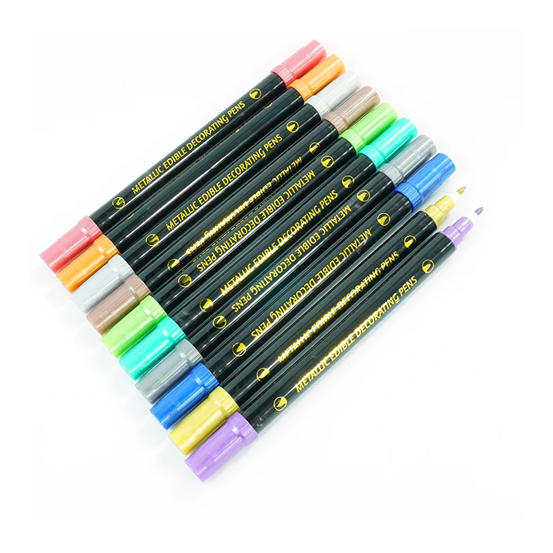 Metallic Edible Ink Markers Edible Pens Food Grade Markers for ...