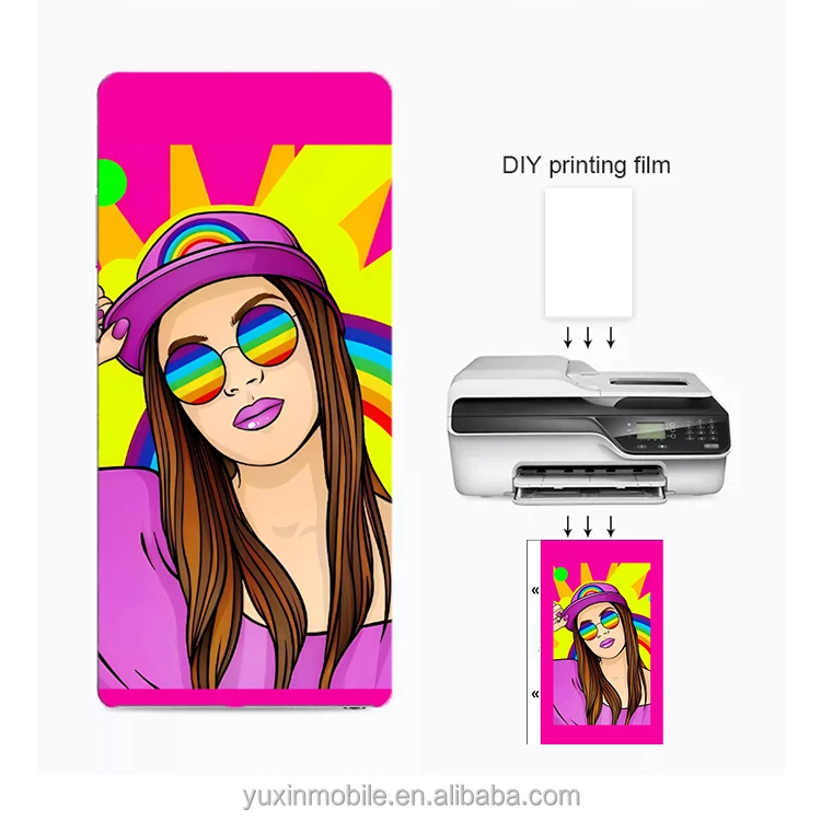 TPU/PVC Mobile Phone Back Cover Stickers - DIY 3D Leather