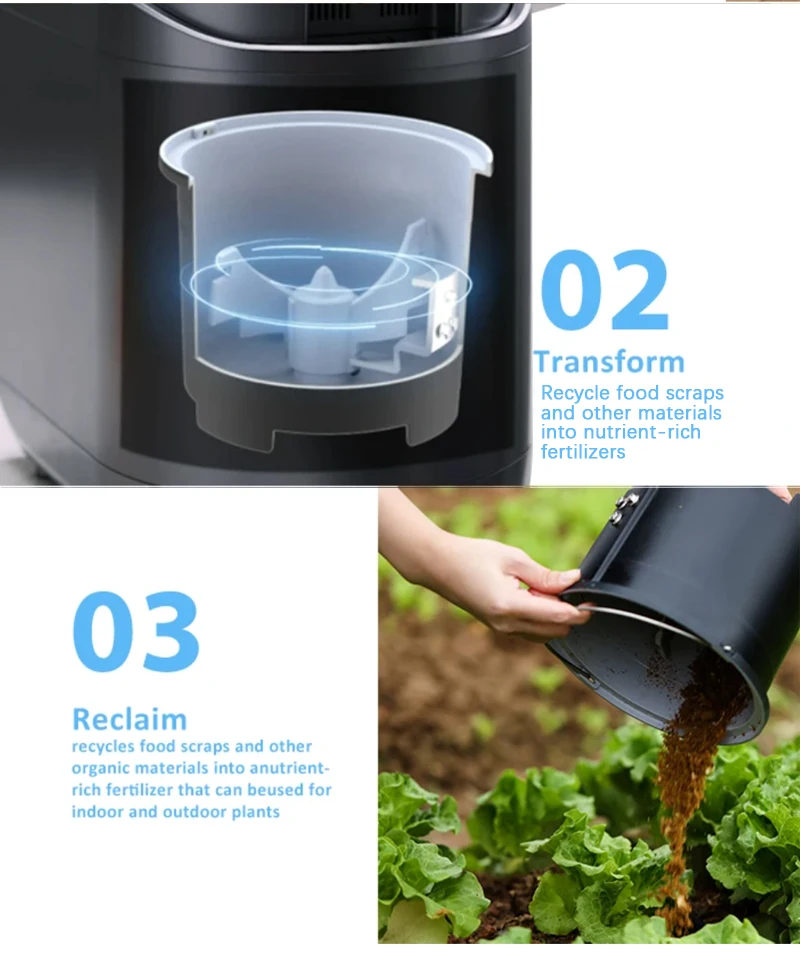 500W SHL-23C Electric Food Waste Disposer for Outdoor Use