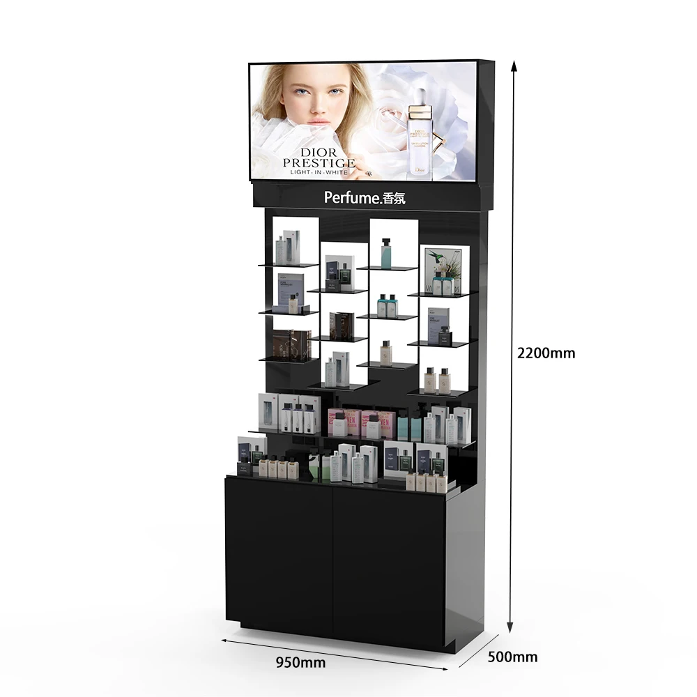 Customized Luxury Perfume Display Stands for Department Stores