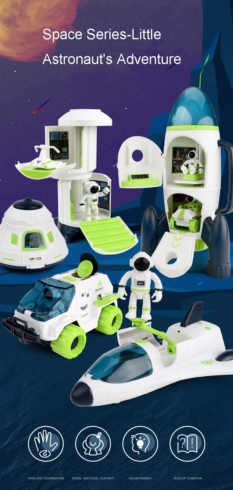 New Arrival Educational Science Boy Toys Kids Space Rocket Toy Amazing ...