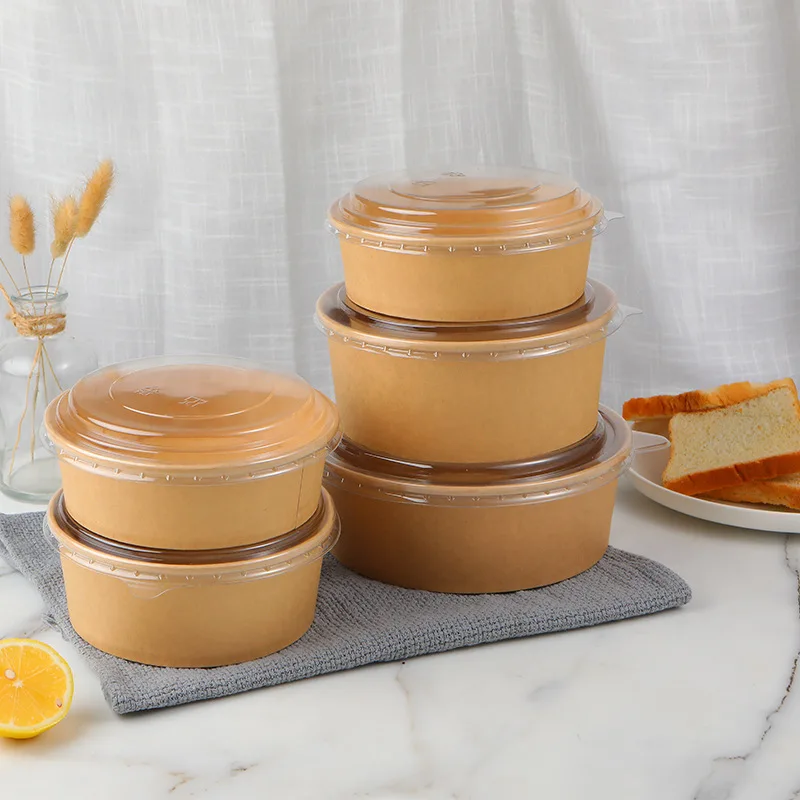 Kraft Paper Bowls - Durable, Bio-Degradable & Customizable