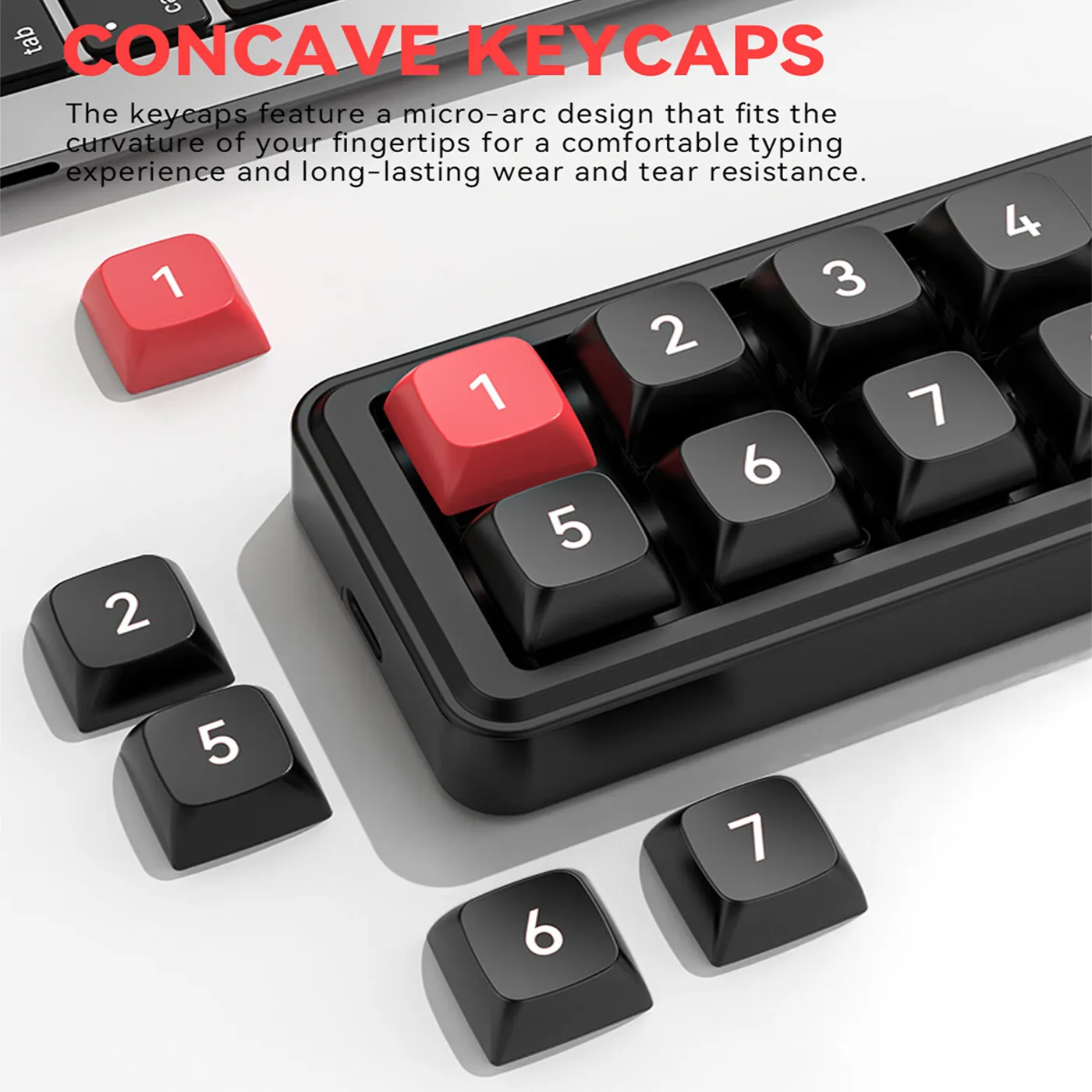 K815B Wired Mechanical Gaming Keyboard - 8keys Mini Keypad
