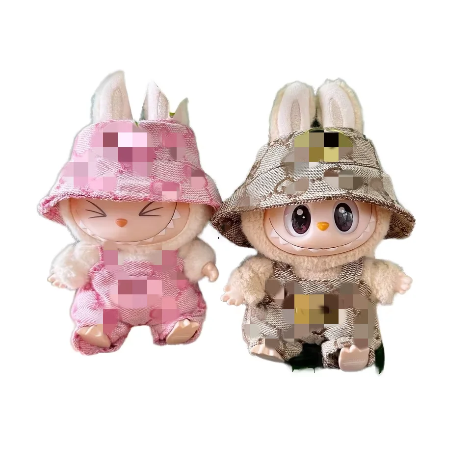 17cm/15cm Luxury logo Labubu Clothes Bucket Hat Ropa Accessories ...
