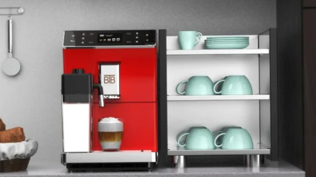 Full-auto Coffee Machine - Integrated Milk Box & Froth Pump Beans To ...