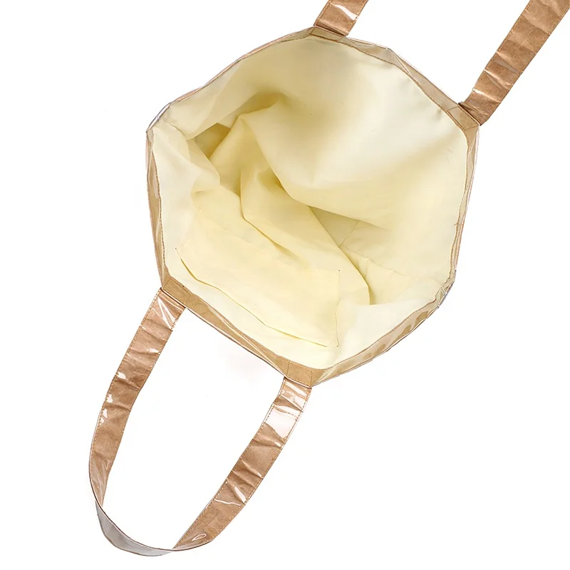 Eco-friendly Waterproof Soft PVC Tote Bag Fashion Washable Tyvek Paper ...