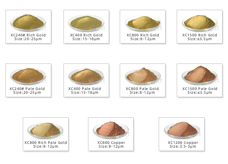 High Quality Bronze Metal Powder Copper Gold Powder Rich Pale Gold ...