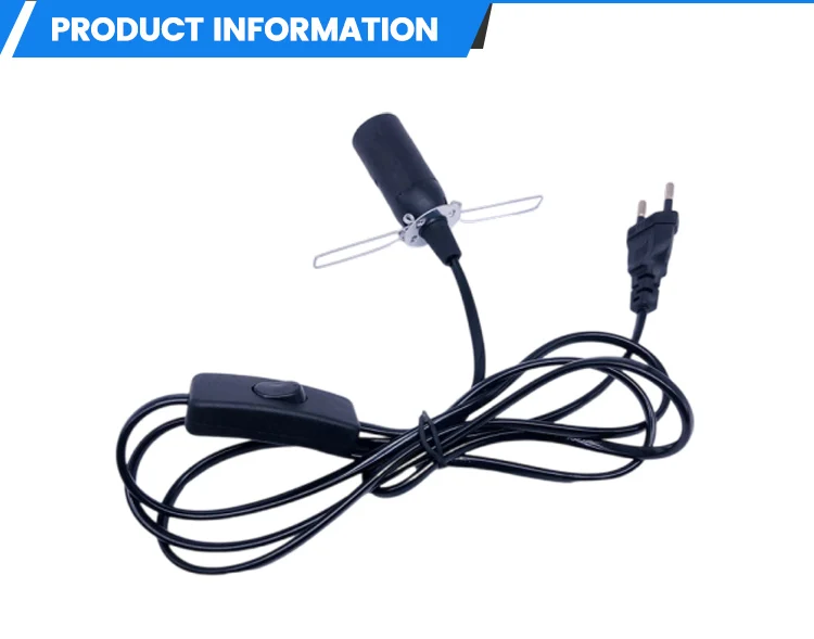 Power Cord 2-pin Pin Chandelier Switch Cord Replacement Universal Ac ...