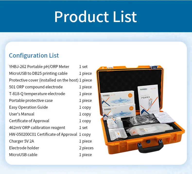 Portable Digital Ph Conductivity Ion Ec Do Tds Tester Multiparameter ...