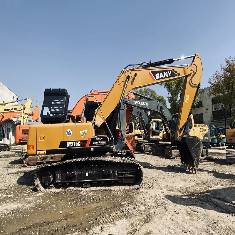 China Original Used Excavator Sany 215c Heavy 21ton Second Hand Machine ...