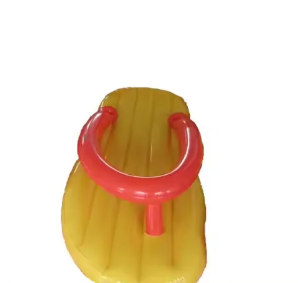 Custom high quality inflatable slippers floating bed outdoor water pool ...