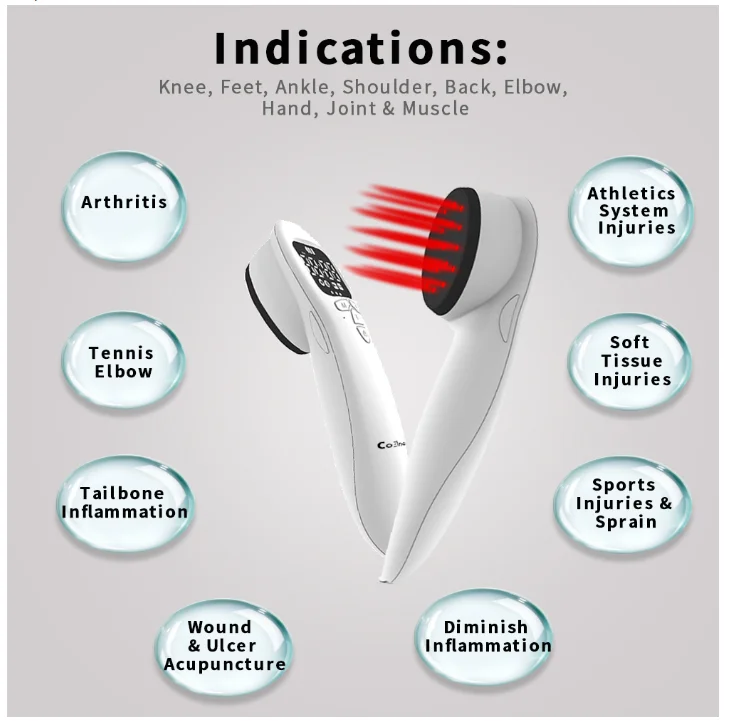 Medical Apparatus Infrared Red Light Massage Therapy Hand Handheld ...