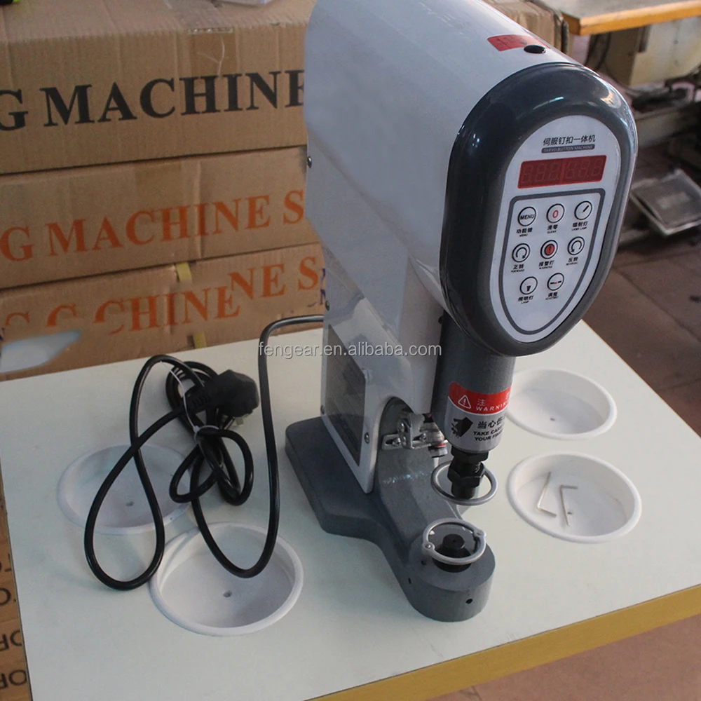 1808 New Industrial 818 Electromagnetic Button Automatic Fixing Machine ...