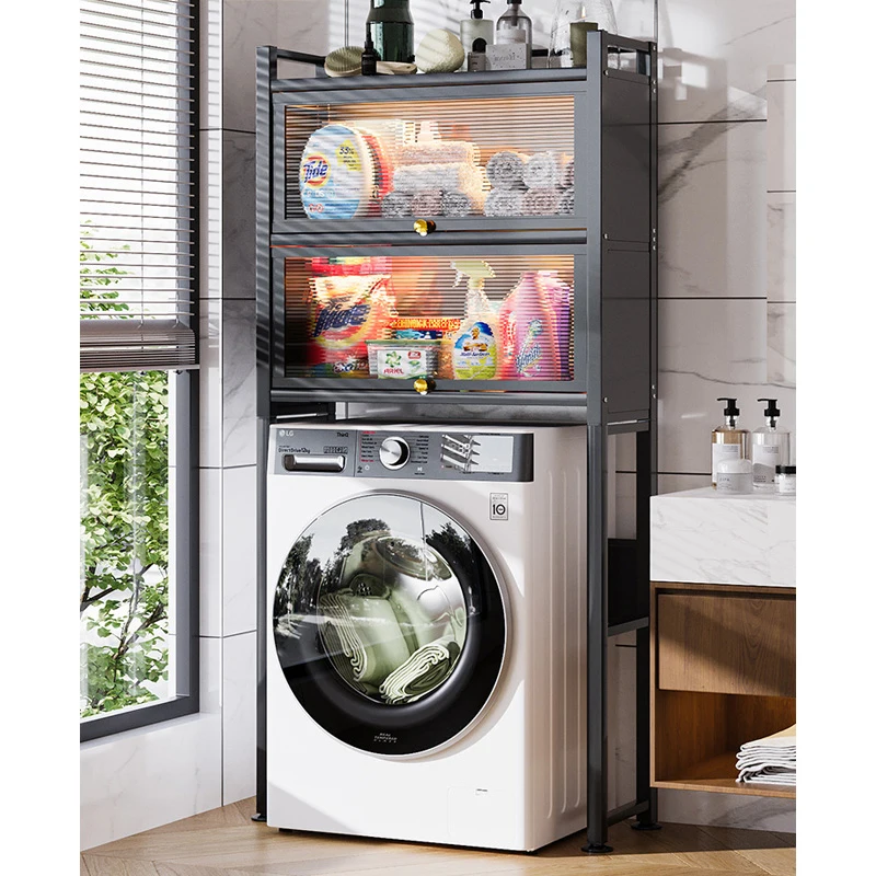Washing Machine Storage Rack Scandinavian Space-saving Waterproof And ...