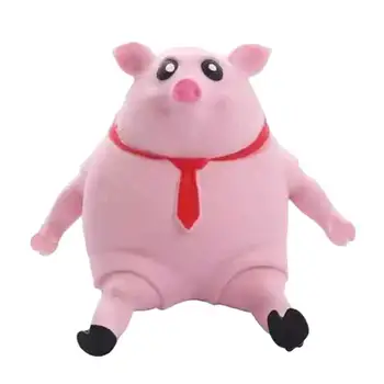 Cute Pink Pig Squeeze Toy Decompression Toy Release Pressure Squeeze ...