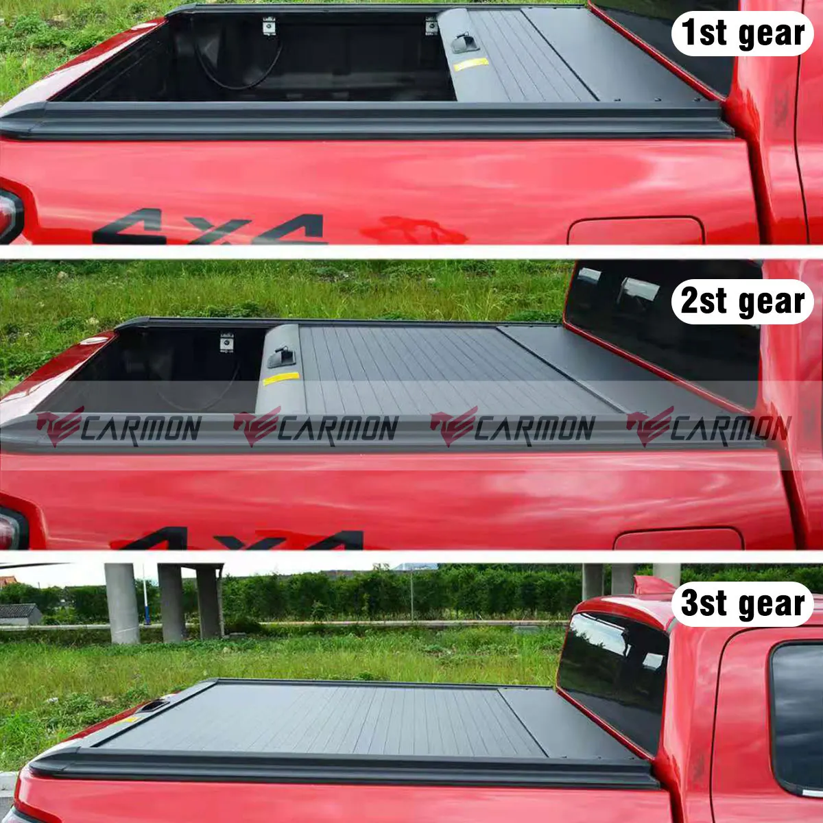 Retractable Tonneau Pickup Roller Shutter Cover Roller Lid For 6.5ft ...