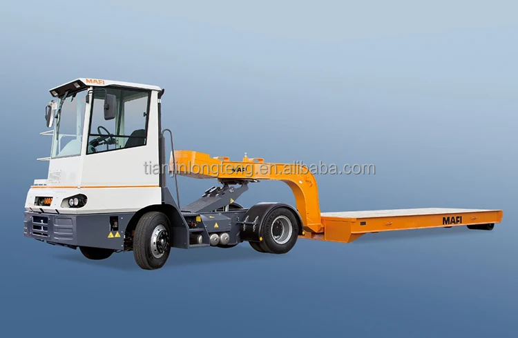 20 Feet Terminal Mafi Trailer Roll Trailer Roro Roll Mafi Trailer with ...