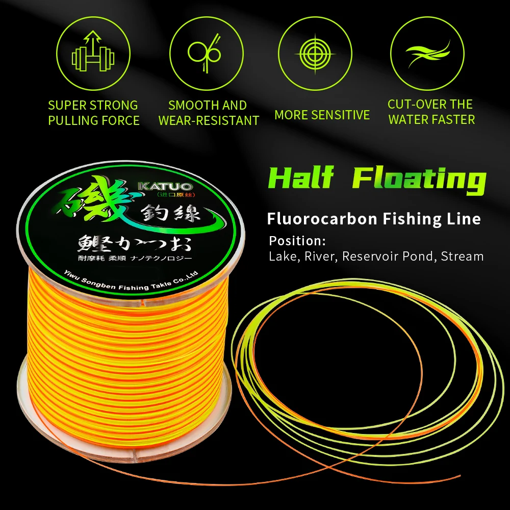 Semi-Floating Rock Fishing Line High Quality Monofilament Nylon Line ...