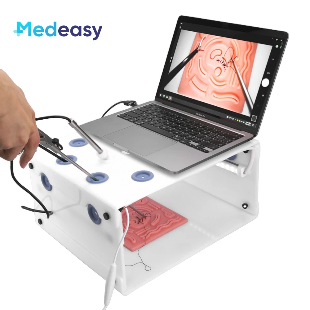 Laparoscopic Simulator Box Training Set with HD Camera, 11 Modules & 4 ...