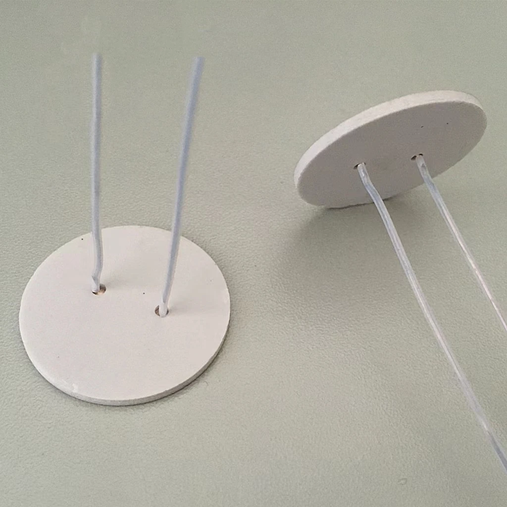 White Circular Custom Punching Semiconductor Mch Alumina Ceramic Fast ...