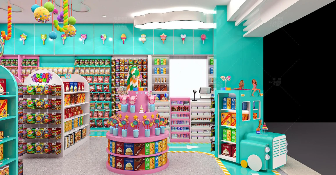 Custom Candy Shop Display Racks - Eye-Catching Solutions