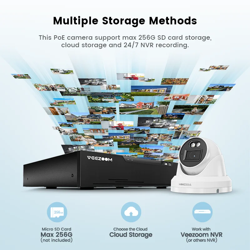 4K Ultra HD Outdoor Security Camera with Night Vision