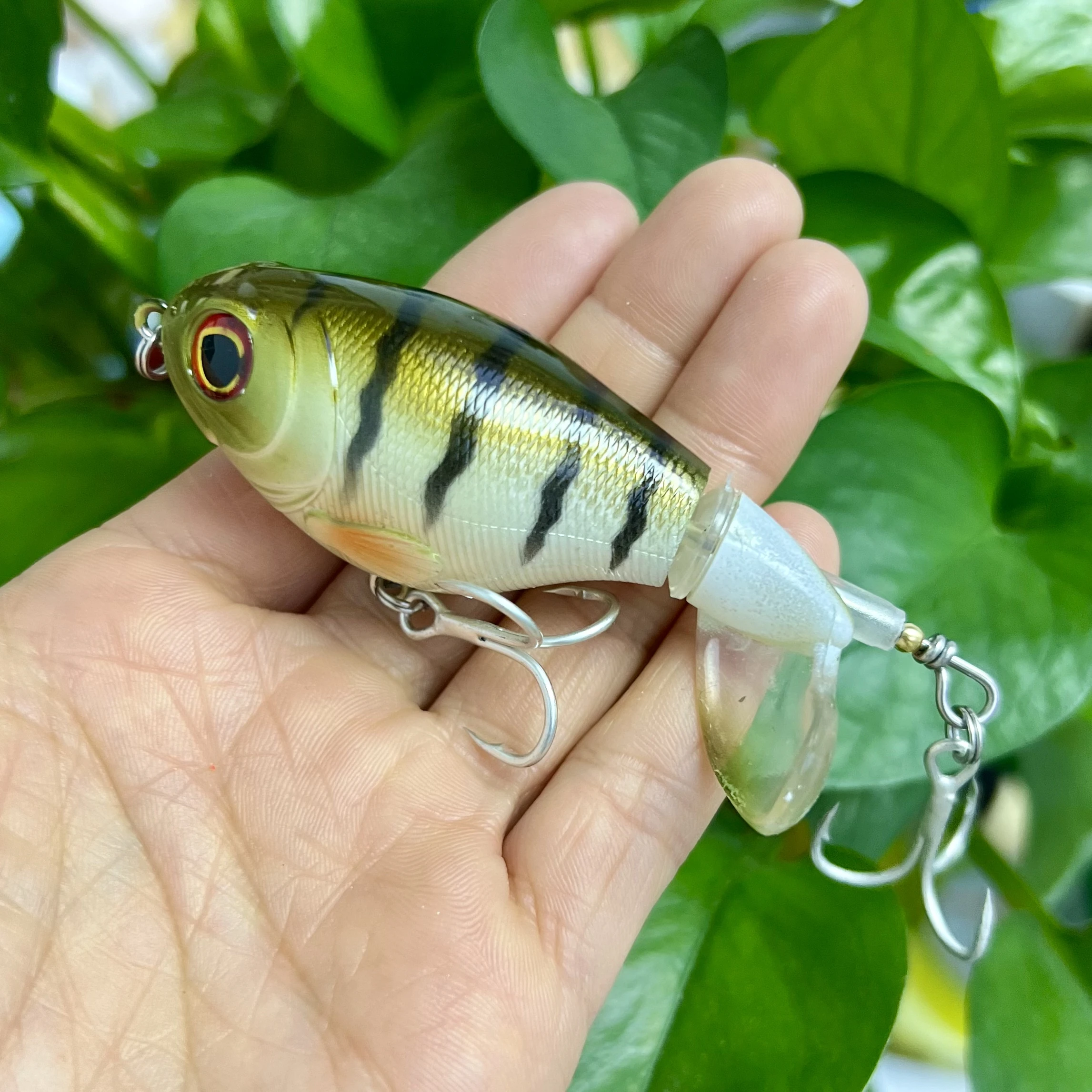 Alibaba.com: Whopper Plopper 75mm 17g Fishing Wobblers with Rotating ...