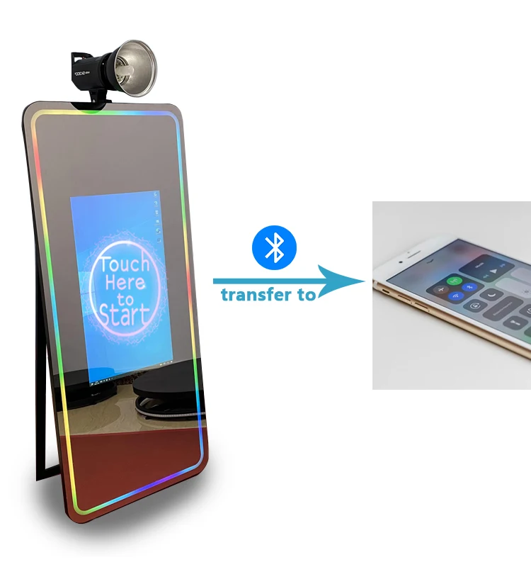 70 Inch Magic Mirror Photo Booth - Canon Camera & Printer