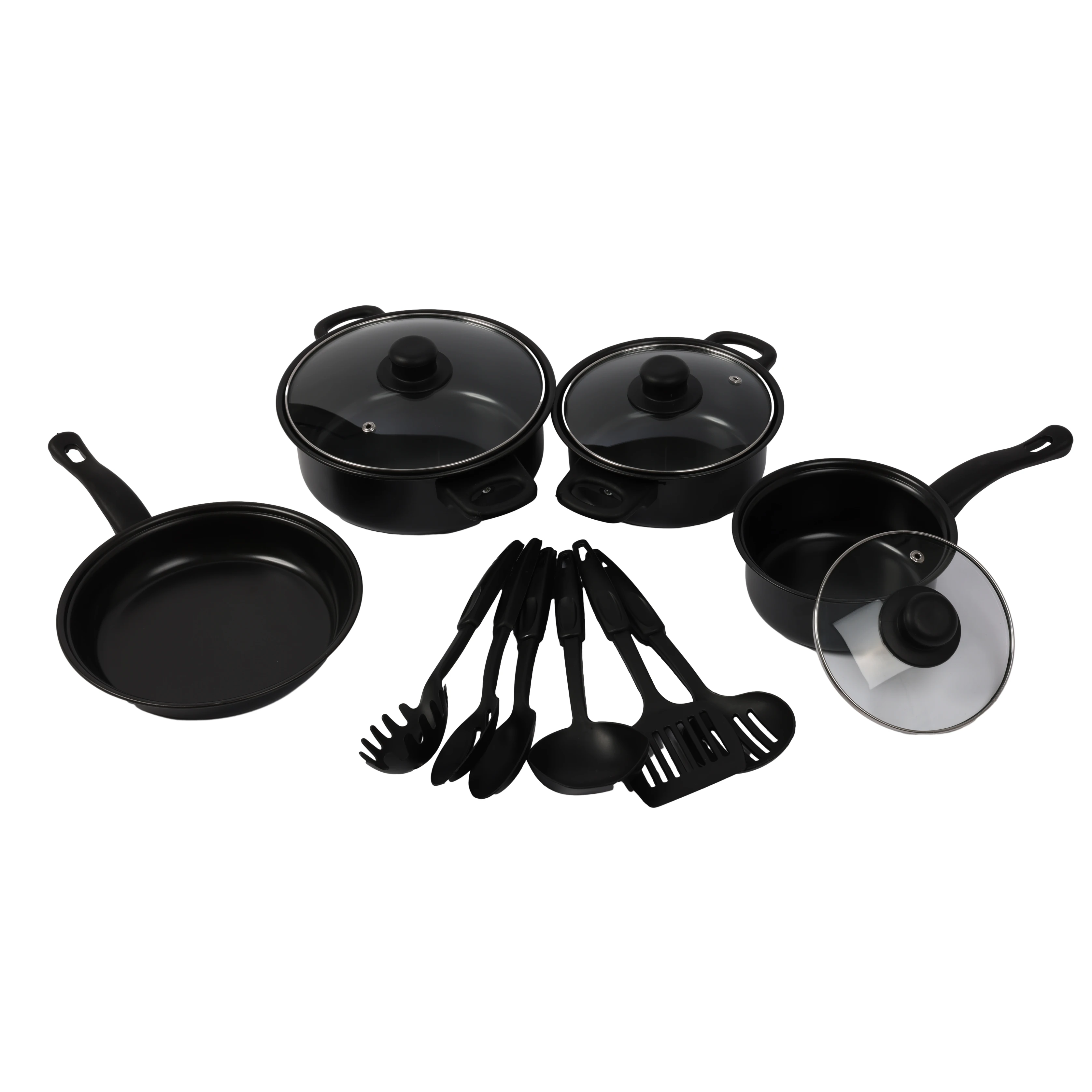 New Design Cookware Set Coating Granite Cookware Set With Silicone ...
