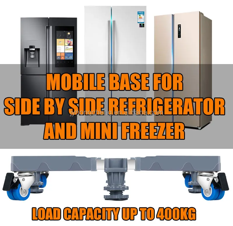 Stable and Versatile Fridge Stand with Wheels - 400KG Capacity