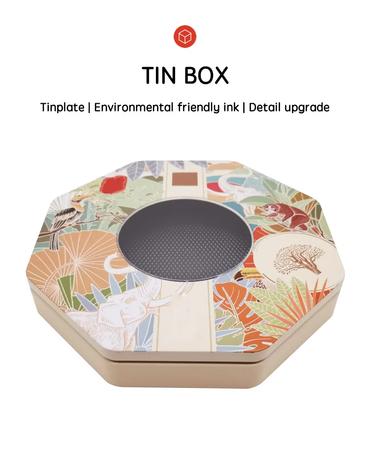 Beautiful Octagon Boxes For Packaging Candy Nuts Cookies Foo Grade ...