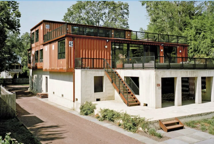 High Quality 2 Floor Container House Shipping Container Luxury House ...