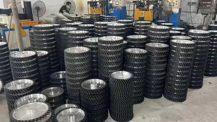 5" Angle Grinder Expander Wheel Sanding Sleeves Rubber Wheel Manual ...