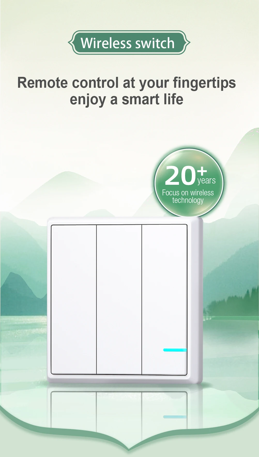 Interruptor Inteligente Rf Smart Light Wall Switches 3 Gang 433mhz ...