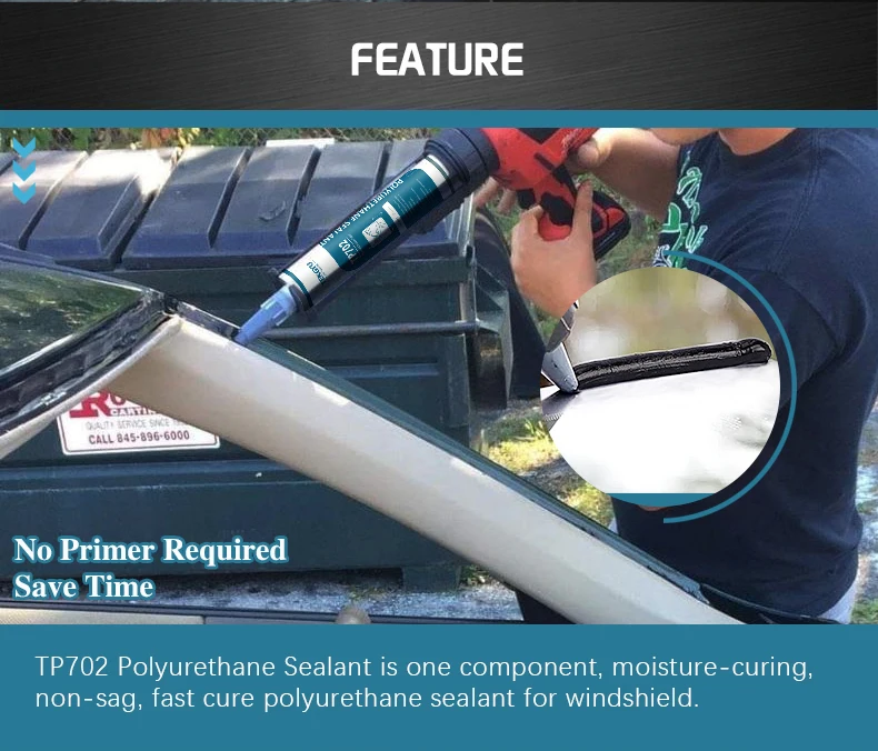 Tengyu Fast Curing 600ml Sun Roof Black Windshield Repair Polyurethane ...