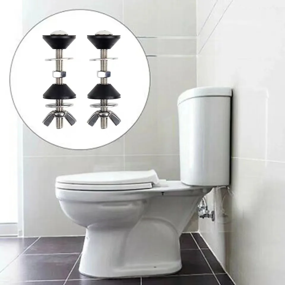 Toilet Bolt Washers CustomyLife 16pcs M8 - Black Rubber Conical Gaskets ...