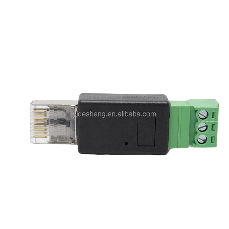 RJ45 to RS485 Terminal Network RJ45 Male Crystal Head to RS232 3Pin ...