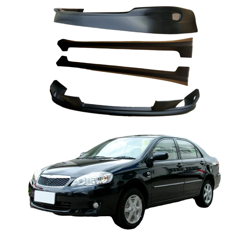 Wide Body Kit For Toyota Corolla 2004-2010 Type A,The Pp Auto Body ...
