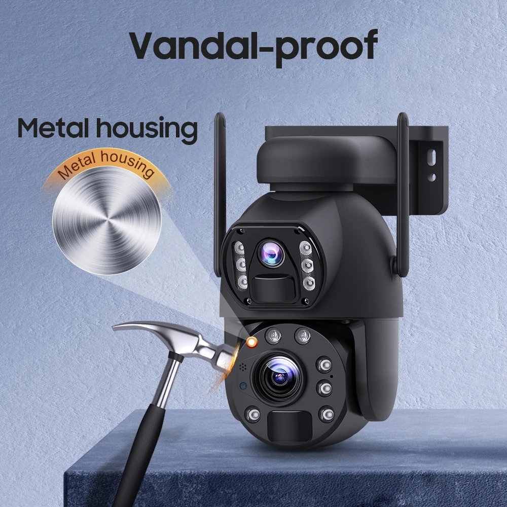 Surveillance Solar Cameras Dual lens Solar Energy IP Camera 6MP 8MP ...